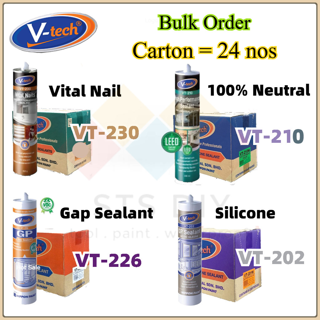 Vtech VT211 VT202 VT230 VT226 VT211 VT210 l High Performance l Max Bond l Neutral Sealant l Gap ...