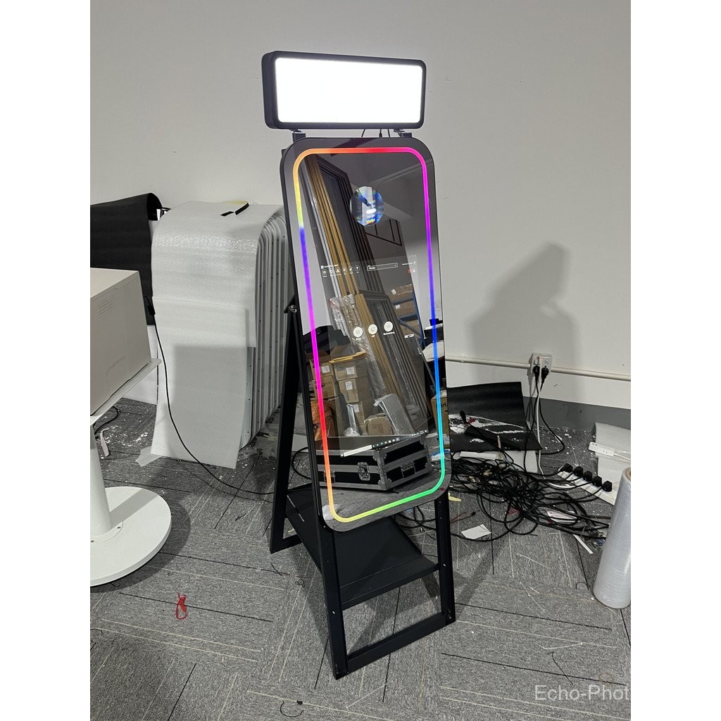 《KL IN STOCK》《KL IN STOCK》40 inches Portable Mirror Selfie smart Touch mirror photo booth ...