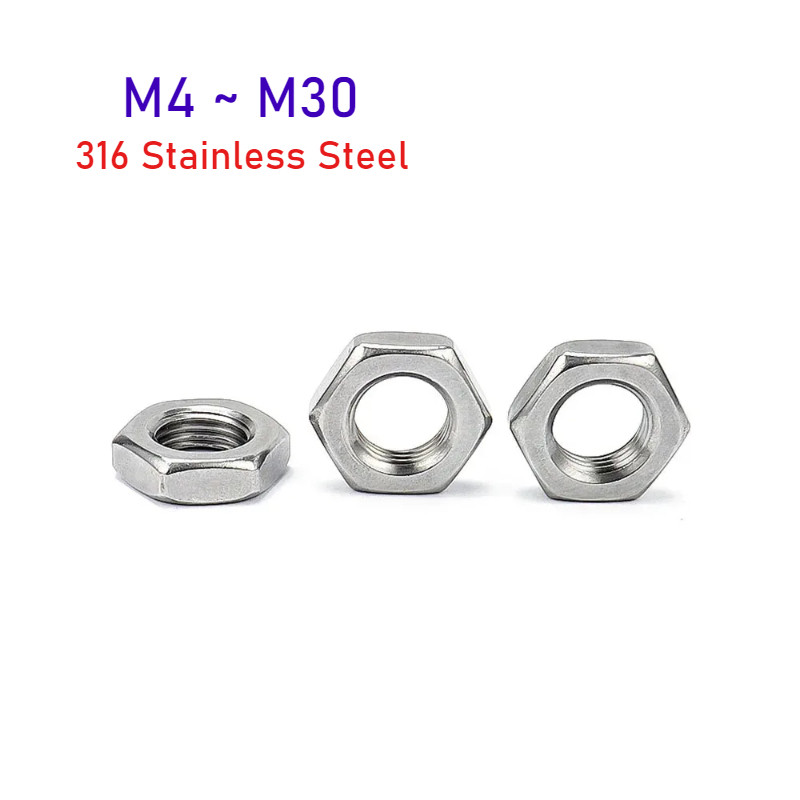 M4 M5 M6 M8 M10 M12 M14 M16 M18 M20 M22 M24 M27 M30 316 Stainless Steel ...