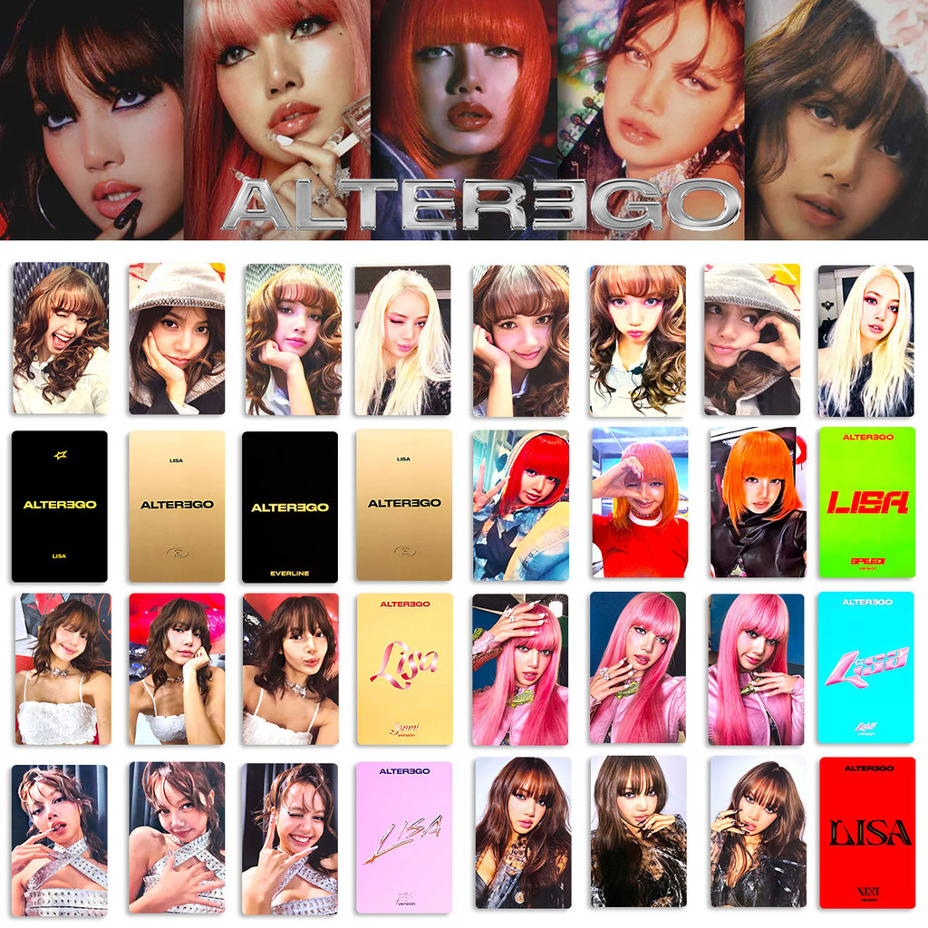 Kpop Idol LISA Album ALTER EGO Photocards | Shopee Malaysia