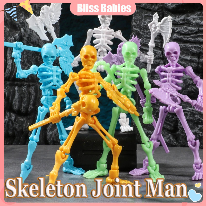 Skeleton Joint Man Dummy 13 Action Figure Skeleton Man Trick Model ...