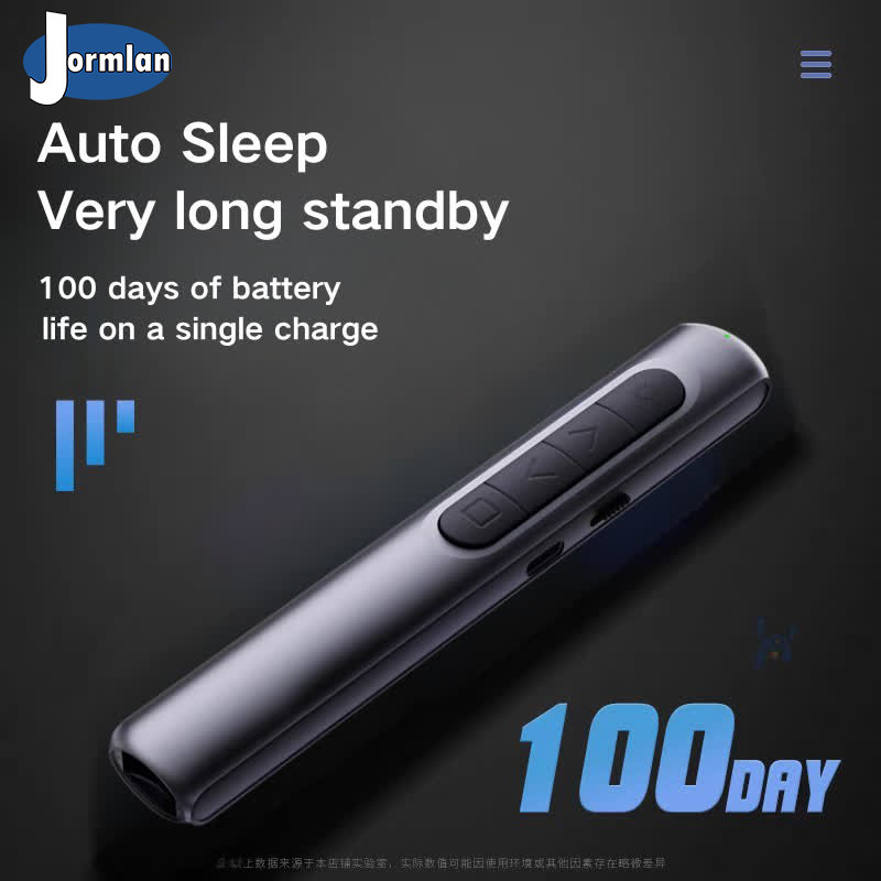 Wireless USB-C Laser Pointer PPT Presenter Remote Control 2.4GHz ...