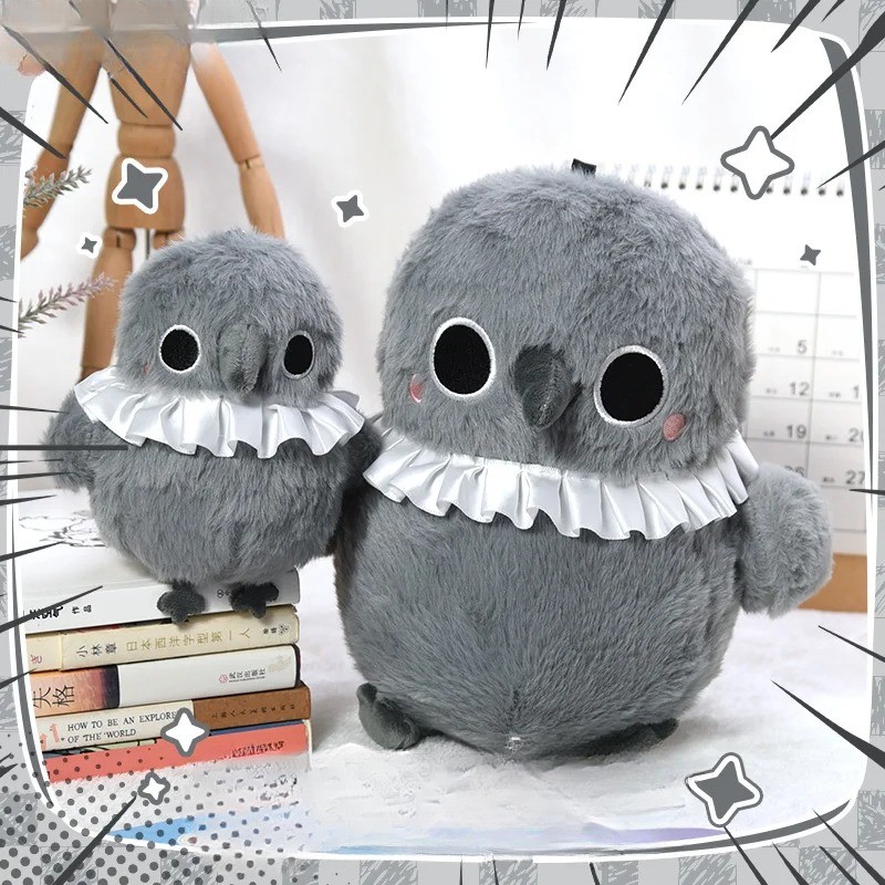 Game Love and Deepspace Sylus Birdie Crow Anime Keychain Cartoon Plush ...