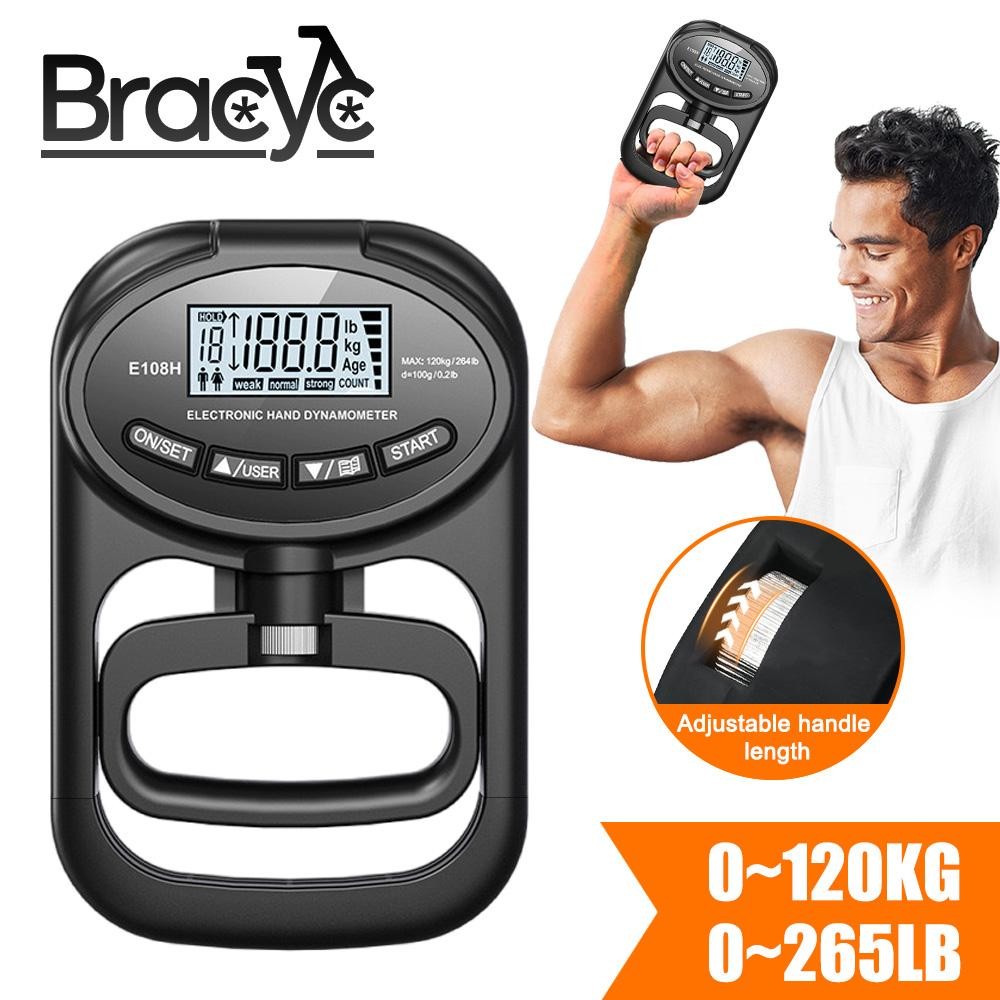 Grip Strength Tester 265Lbs/120Kg Digital Hand Dynamometer Grip ...