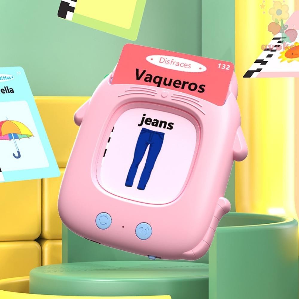 AVUKA English Flashcards, 224 Objects 112 Cards Electronic Cards Book ...