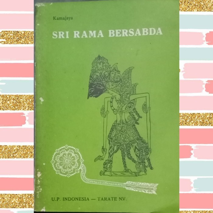 Sri Rama Bersabda, Original, First Printing 1979 | Shopee Malaysia