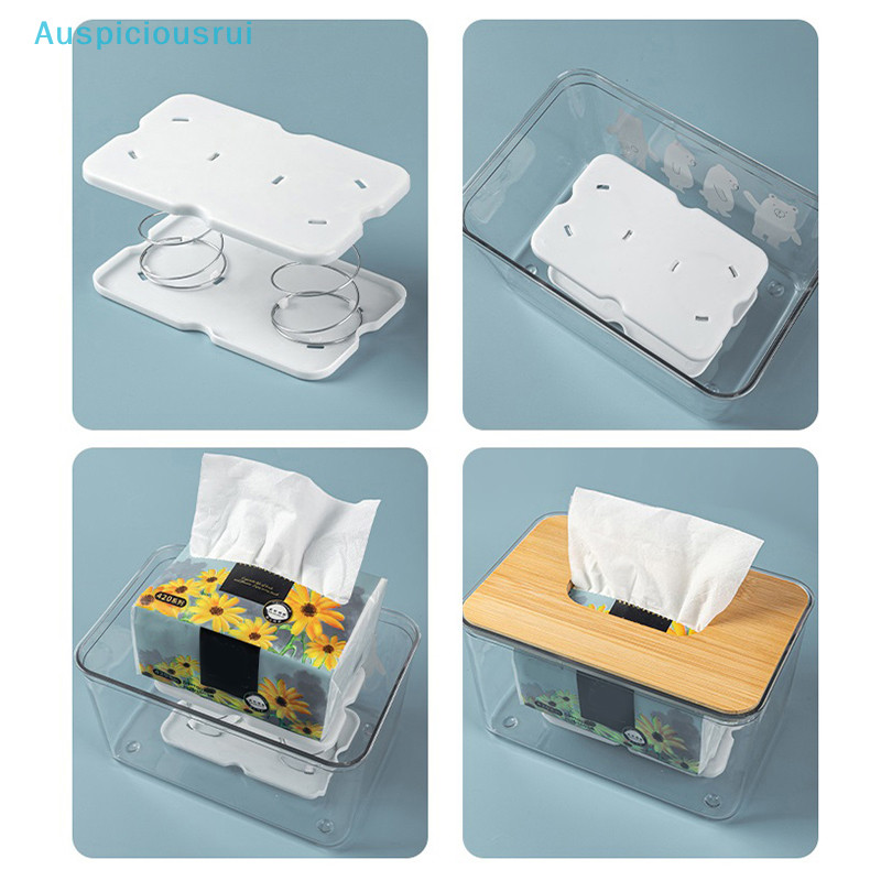 Auspiciousrui Creative Spring Holder Tissue Box Automatic Lift Spring ...