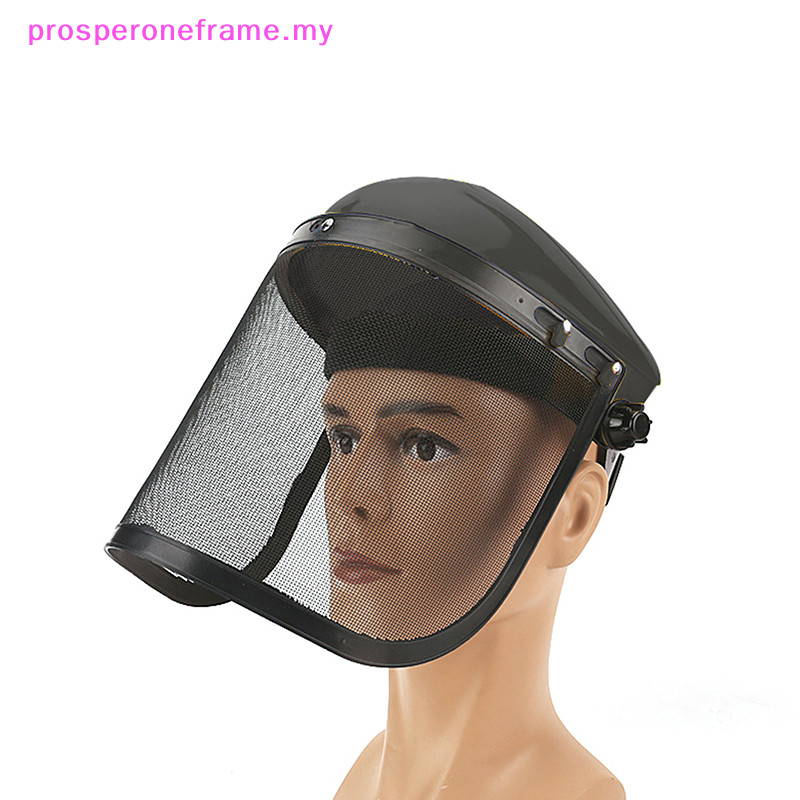 prosperoneframe Garden Grass Trimmer Safety Helmet Hat With Full Face ...