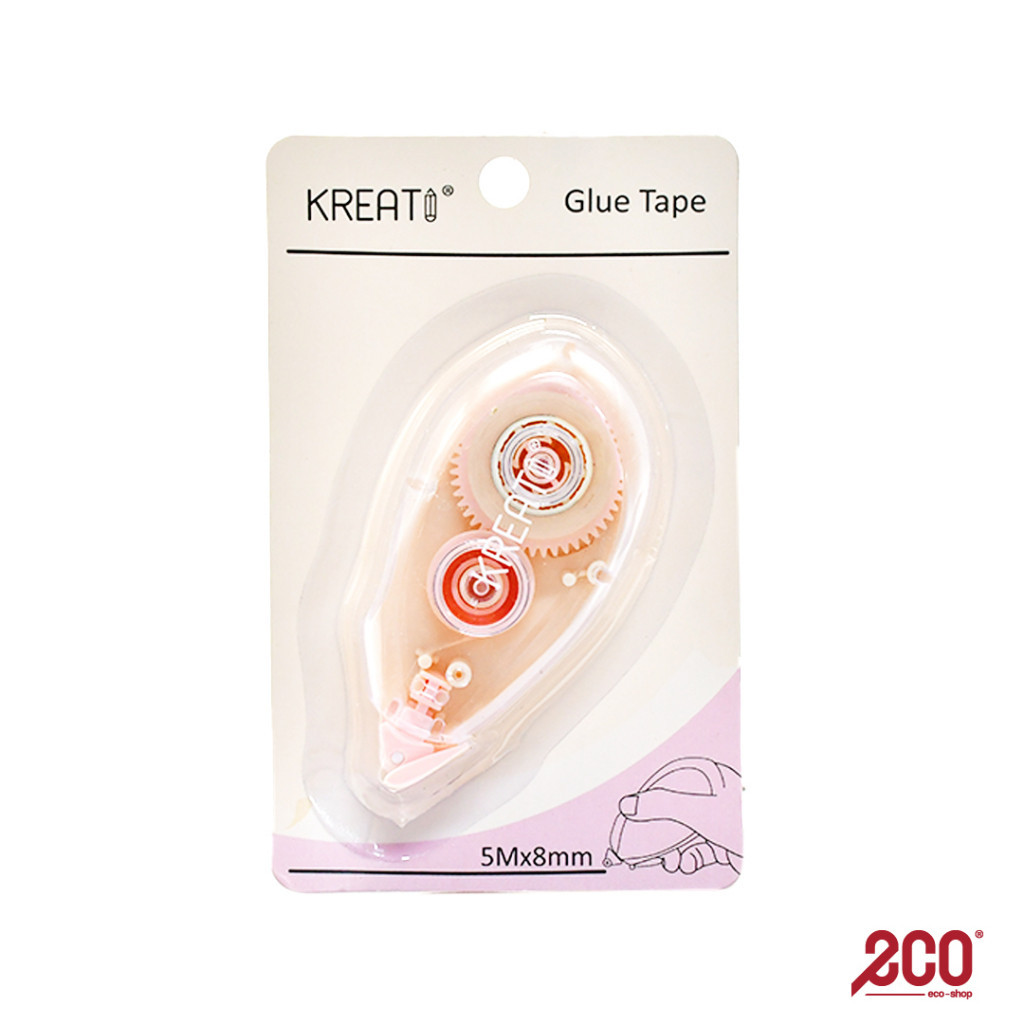 Kreati Glue Tape (5m x 8mm) - AC-L008-T04-12 - AC-L009-T01-10 | Shopee ...