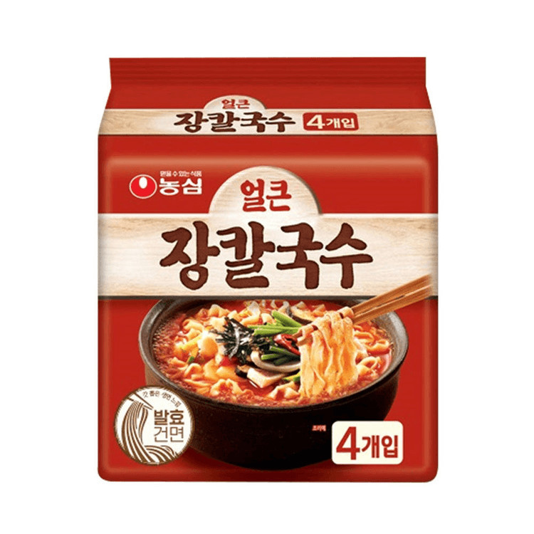 Nongshim Kalguksoo Spicy Ramen ( 103GX4 ) | Shopee Malaysia