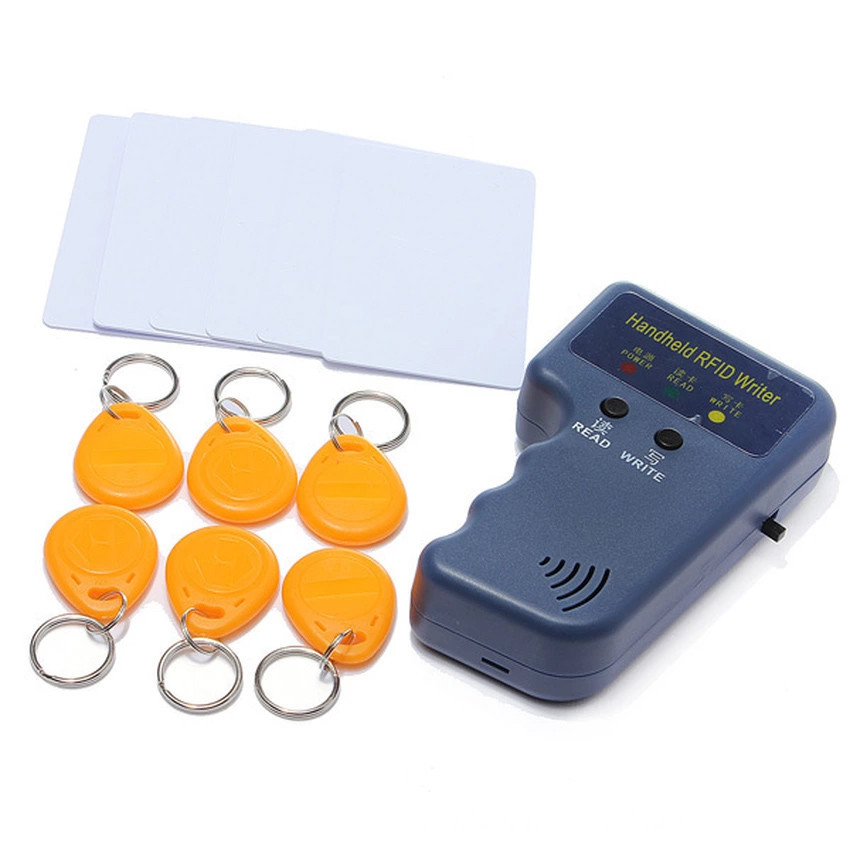 125KHz RFID Card ID Reader Writer Copier Clone Duplicate Keyfob Tag ...
