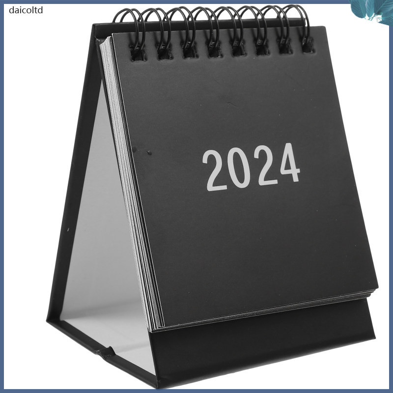 Small Standing Calendar Tabletop up 2024 Mini Desk Miniature Calendars ...