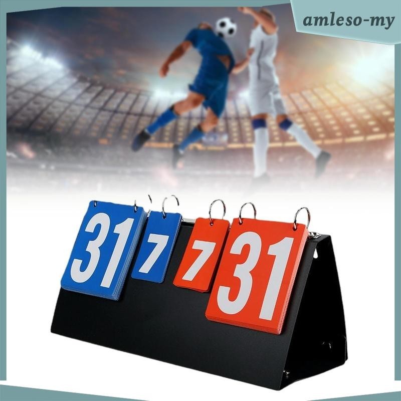 [AmlesoMY] Sports Scoreboard Desktop Portable 4 digit Scoreboard ...