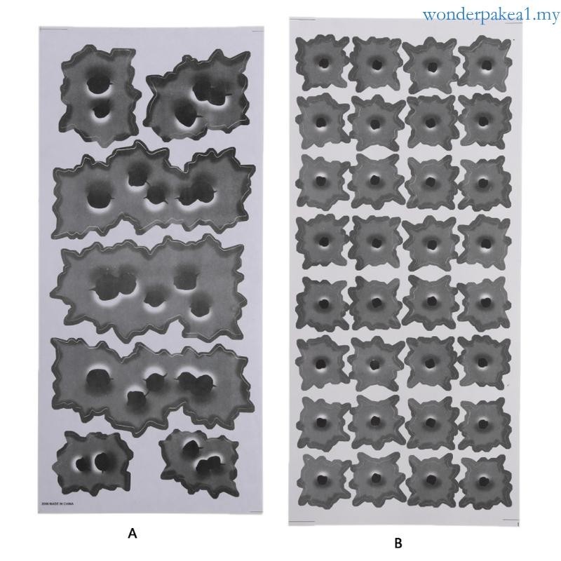 wonderpakea1 Hole Waterproof Sticker Body Decals Fun Decals with 3D ...