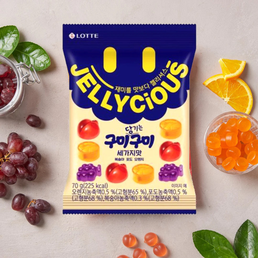 Lotte Jellycious Gummy Gummy Mix (70G) | Shopee Malaysia