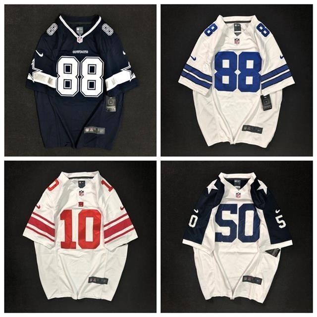 Nfl Rugby jersey European and American street plus size hip-hop half ...