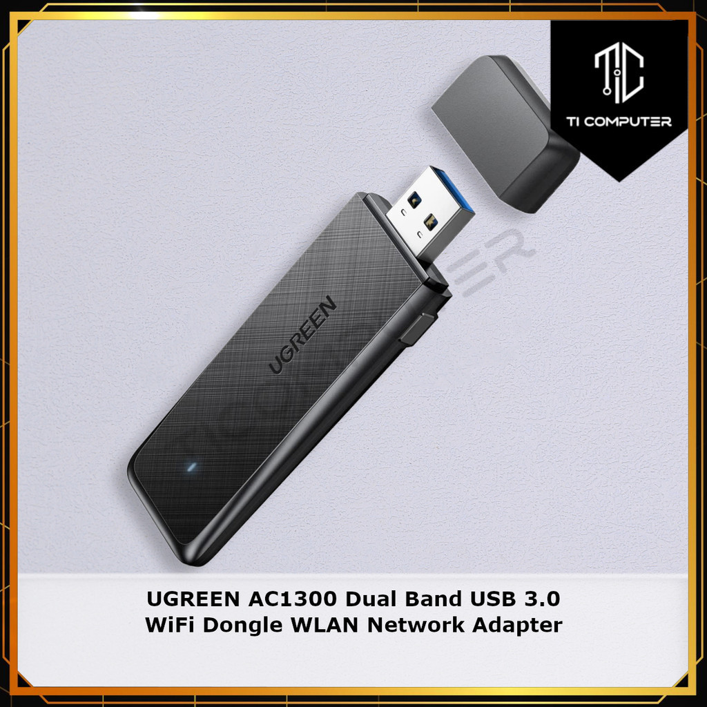 UGREEN AC1300 Dual Band USB 3.0 WiFi Dongle WLAN Network Adapter For PC ...