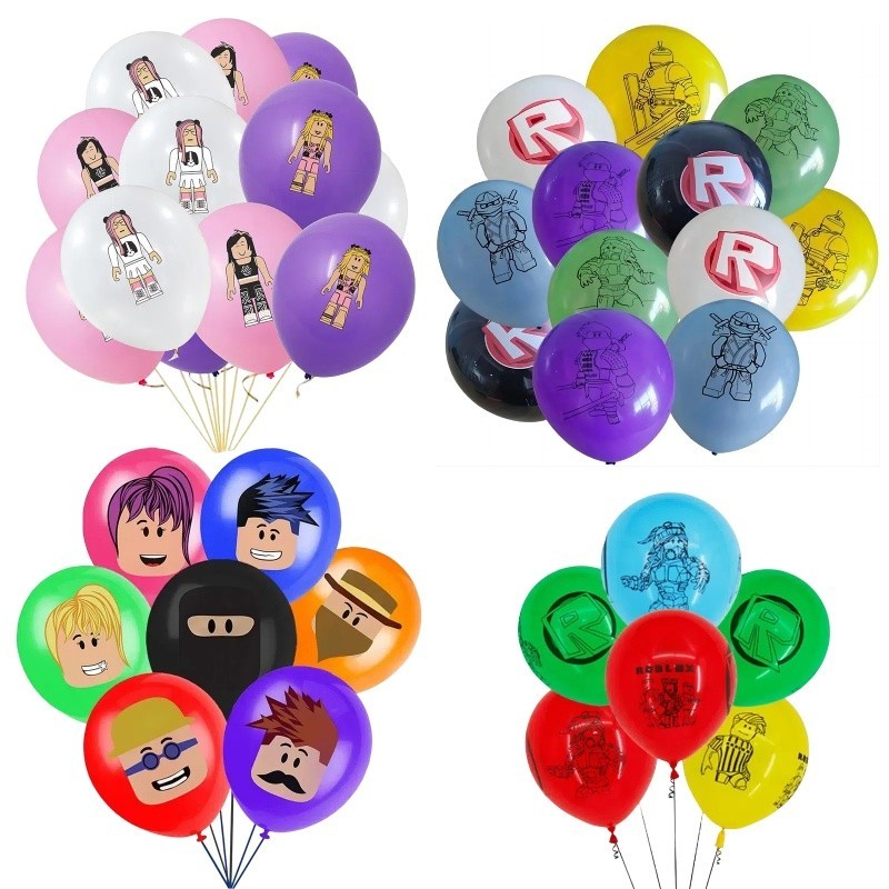 Roblox Colorful latex balloon combination set with multiple options ...