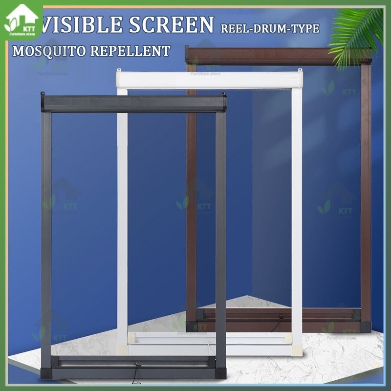 Window screen pull down Invisible Screen Window Retractable Push-Pull ...
