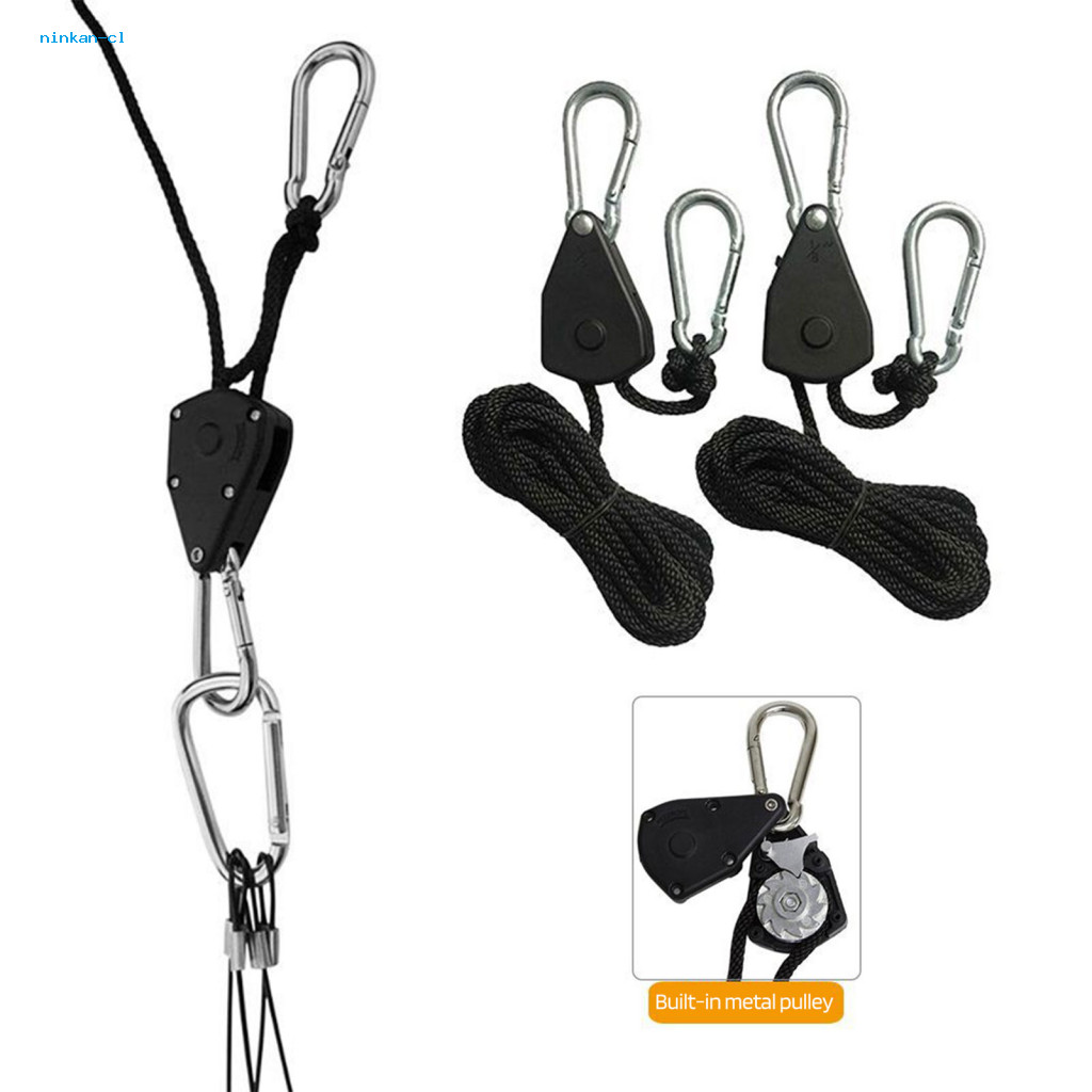 [Ninkan] Quick Release Rope Adjuster Heavy-duty Retractable Pulley ...