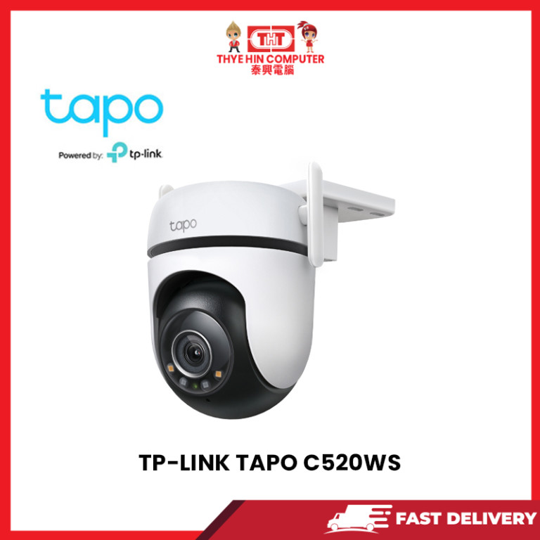 TP-LINK TAPO C520WS OUTDOOR PAN/TILT SECURITY WIFI CAMERA | Shopee Malaysia