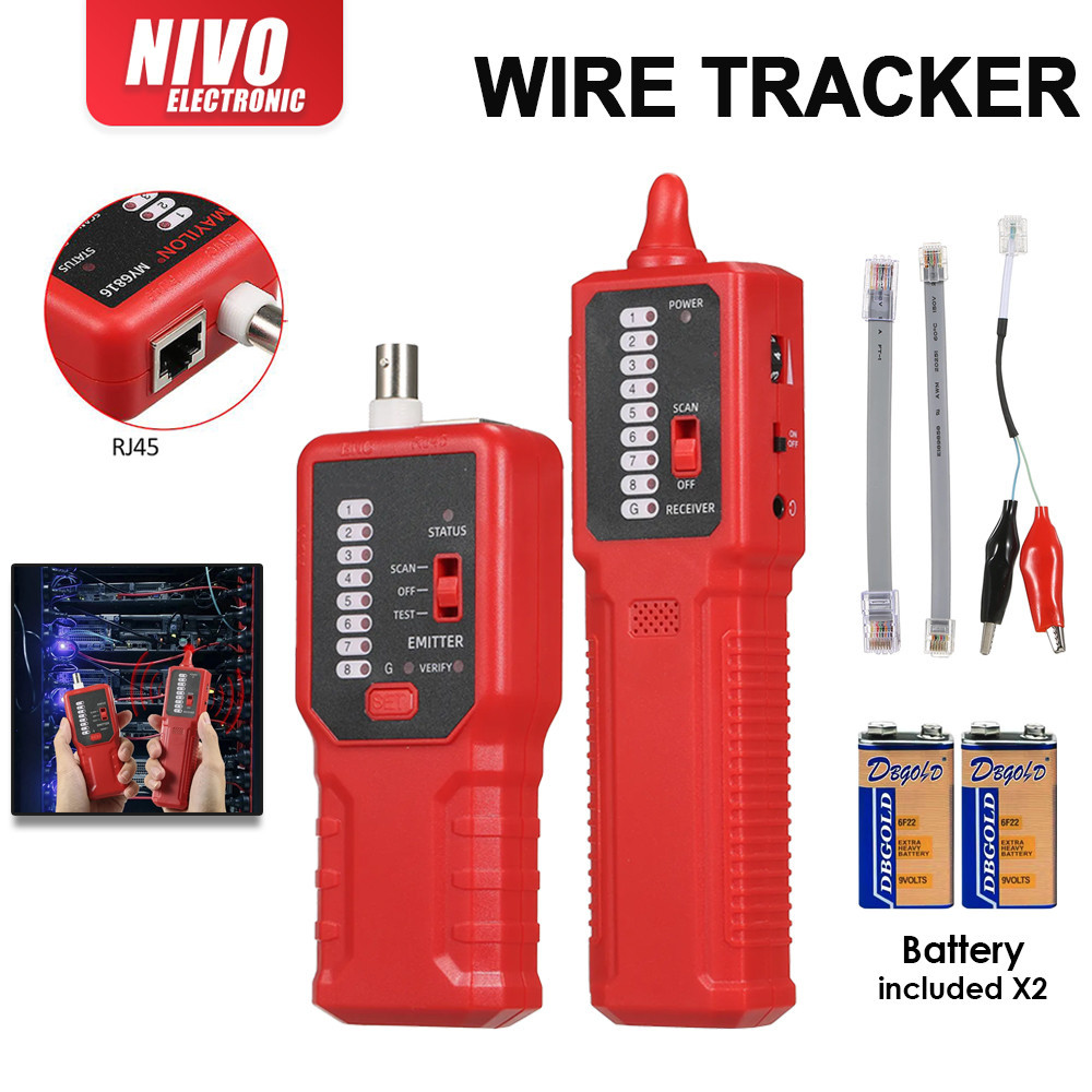 SY-828 Network Cable Tester Digital Signal Finder Anti-jamming ...