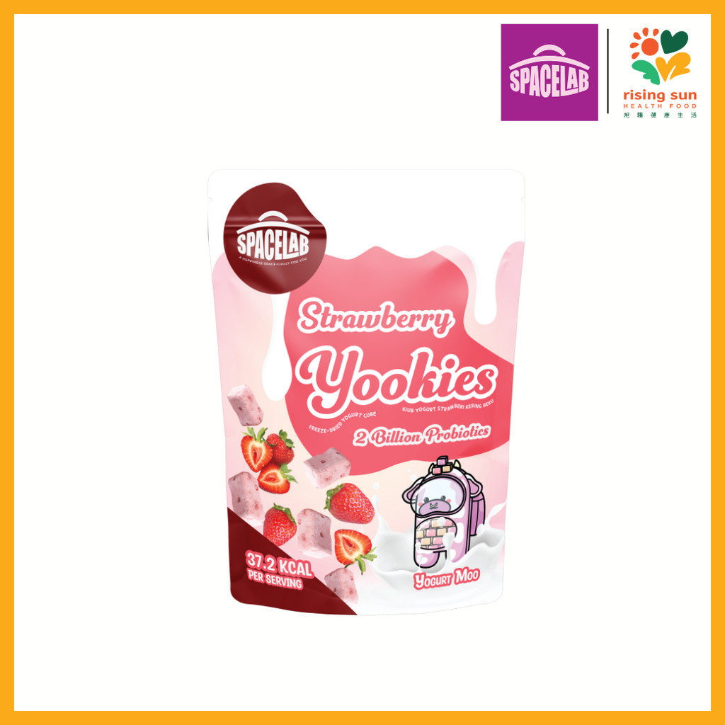 Space Lab Freeze Dried Yogurt Cube - Strawberry Yookies 19g | Shopee ...