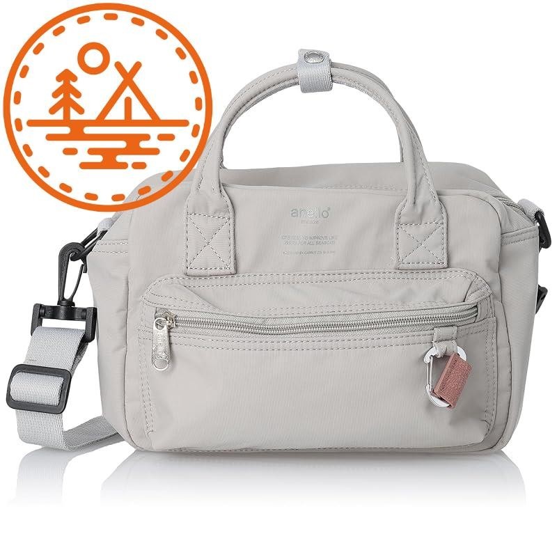 [Anello] 2WAY Mini Boston Bag Base ATM0524 LGY | Shopee Malaysia