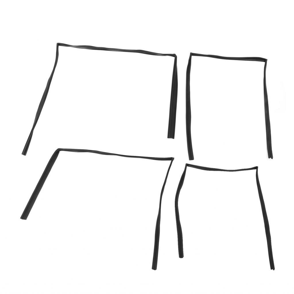 Titishop Door Belt Moulding Weatherstrips Flexible Rubber 68152‑60011 ...