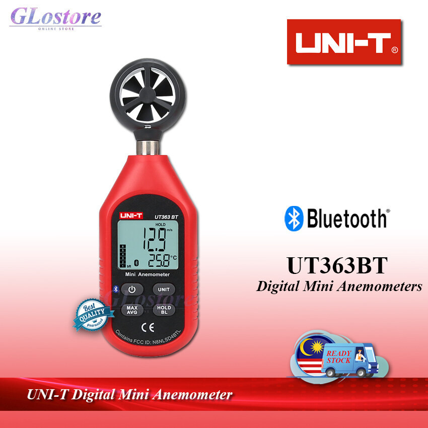 UNI-T UT363BT BLUETOOTH DIGITAL MINI ANEMOMETERS ANEMOMETER MINI ...