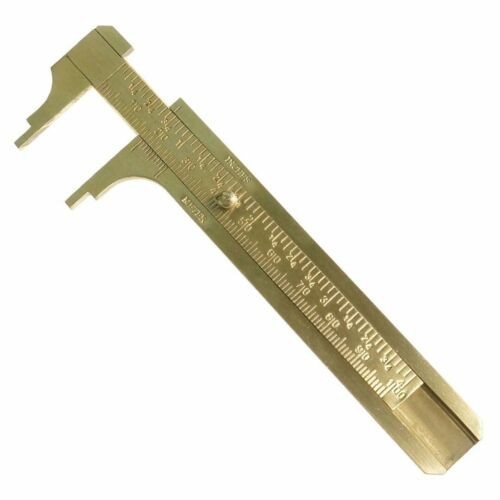 Mini Metal Scale Brass/stainlesss steel Sliding Gauge Vernier Caliper ...