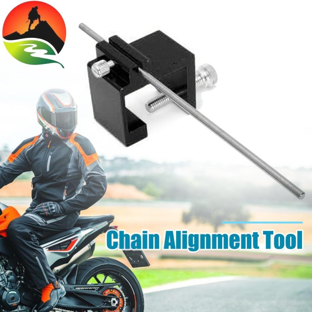 Motorcycle Chain Alignment Tool Aluminium Alloy Quick Accurate Sprocket ...