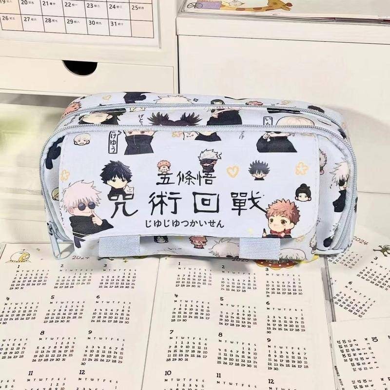 2024 Cute Anime Jujutsu Kaisen Pencil Case Gojou Satoru Itadori Yuuji ...