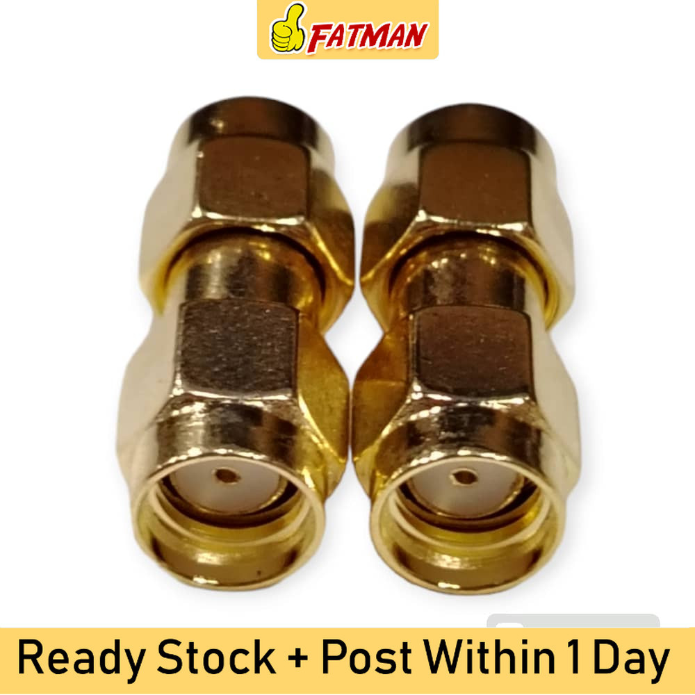 Fatman SMA FEMALE To SMA FEMALE Barrel Adapter Connector SMA-KK (1pc ...