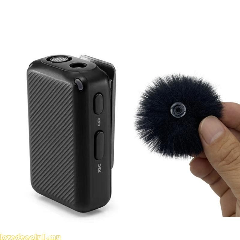 Love Lavalier Microphone Furry Windscreen Muff Microphone Cover for MIC ...