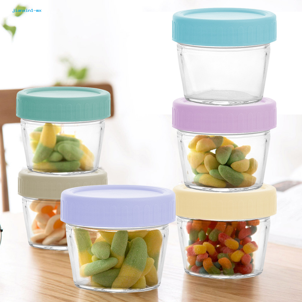Airtight Glass Containers Leak-proof Glass Containers 6pcs Glass Food ...