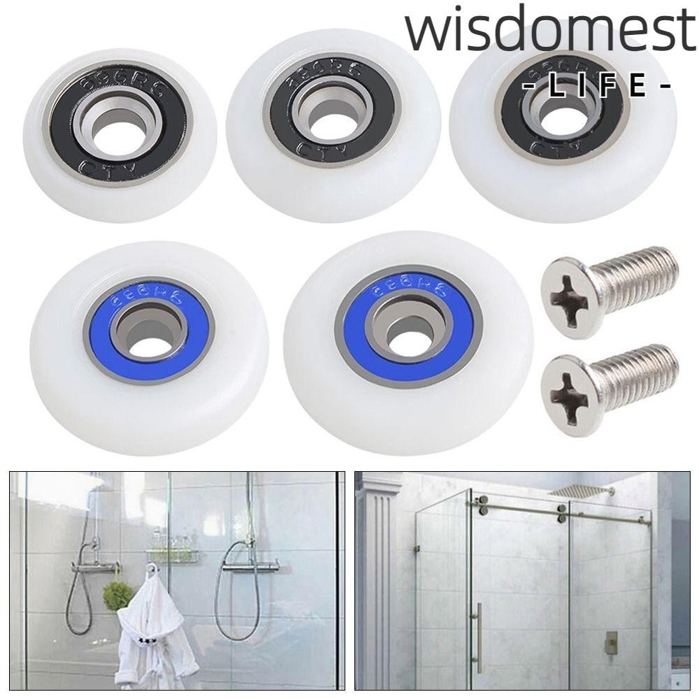 WISDOMEST1 1Pcs/4Pcs Shower Door Roller, Fastener Hardware 19/23/25/27 ...