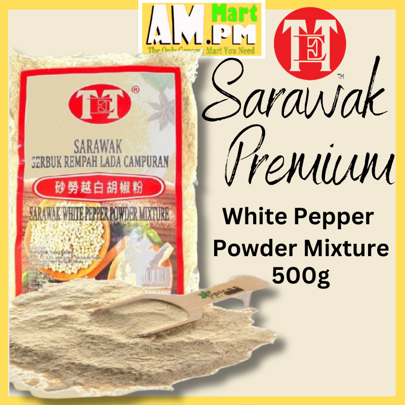 [HALAL] TET SARAWAK Premium White Pepper Powder Mixture Serbuk Rempah ...