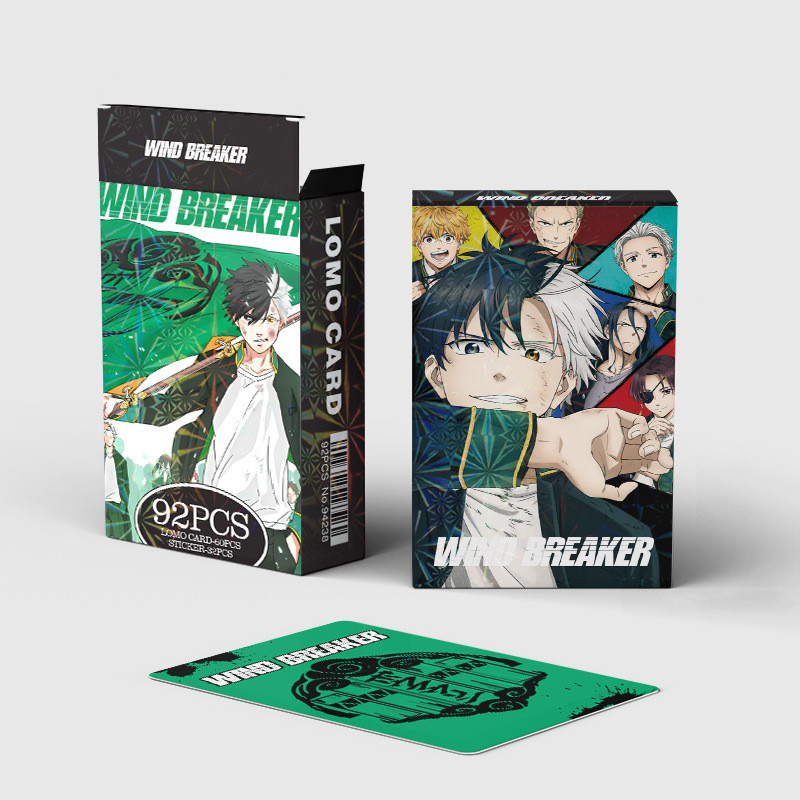 92pcs Anime Manhwa Manga WIND BREAKER Lomo Cards Tokyo Ghoul Black ...