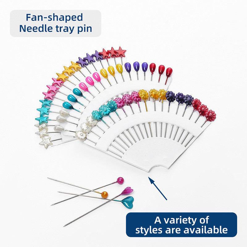 3Pcs DIY Cross Stitch Clothing Fixed Positioning Needle Fan-shaped ...