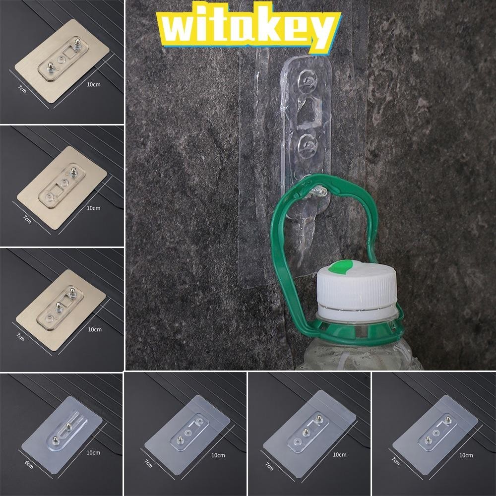 WITAKEY Double Hole Screw Sticker, Wall Picture Hanger No Punching ...