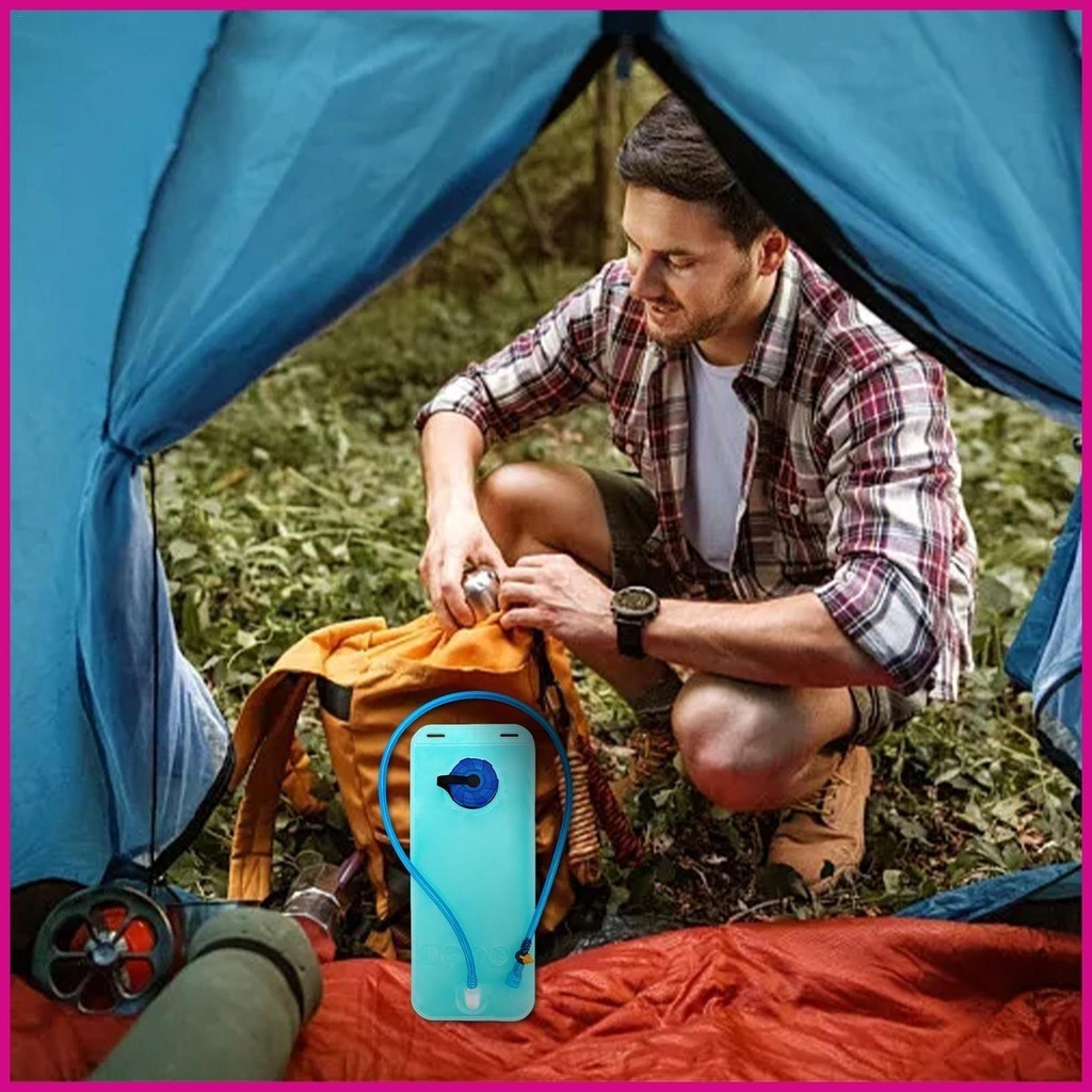 Hydration Reservoir 2 Liter Hydration Bladder Hiking Water Bladder Large Opening Water Storage ...