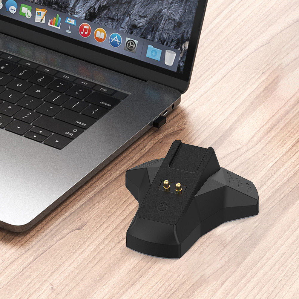 keepdreaming Mouse Charger Anti-Slip Feet Mouse Charging Dock with ...