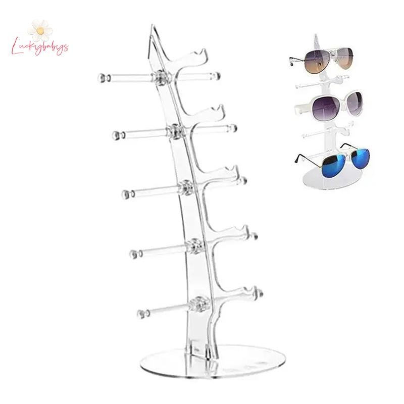 Luckybabys> Acrylic Eyeglass Holder 5-tier Optical Glasses Organizer ...