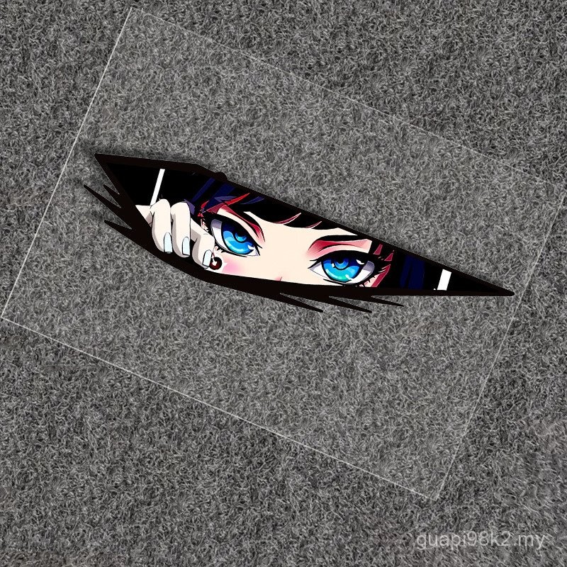 Anime Secondary Eyes 3D Scratch Blocking Car Stickers Car Unique ...