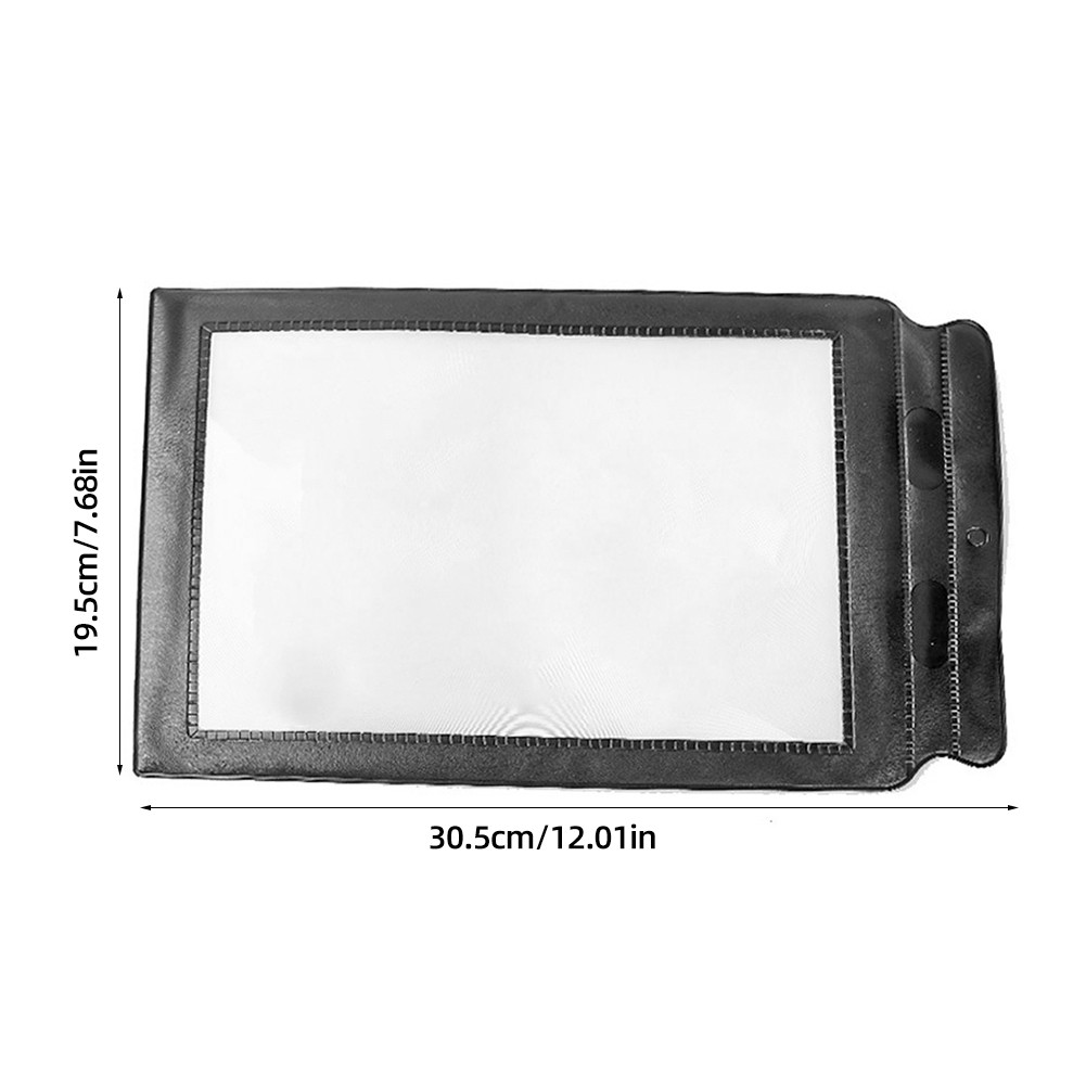 Handheld Bookmark Flat Magnifier Ultra Thin 3X Magnifying Lens Sheet ...