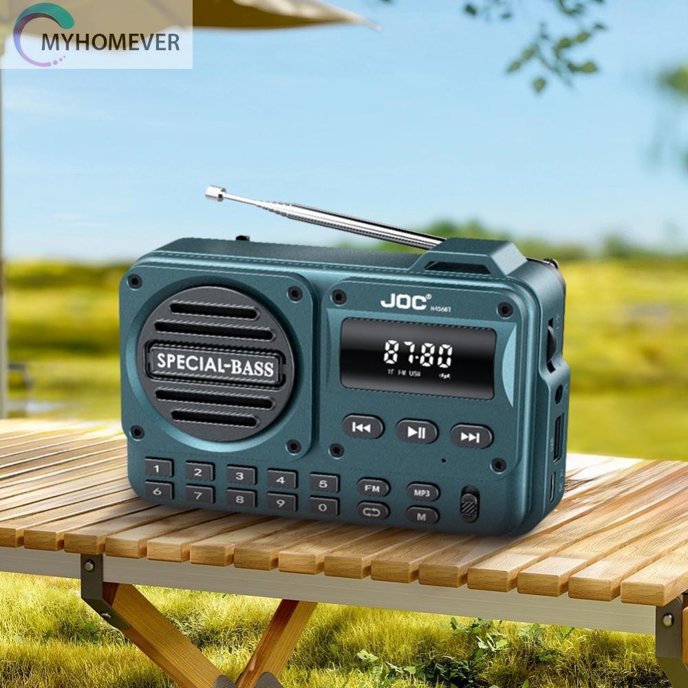 Portable FM Radio with LED Display Digital Radio Recorder BT 5.4 Radio ...