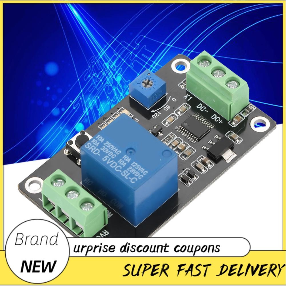 Freemarket Delay Timer Relay Self Locking On Off Time Switch Loop Module Super 555 Dc 5v 12v 24v