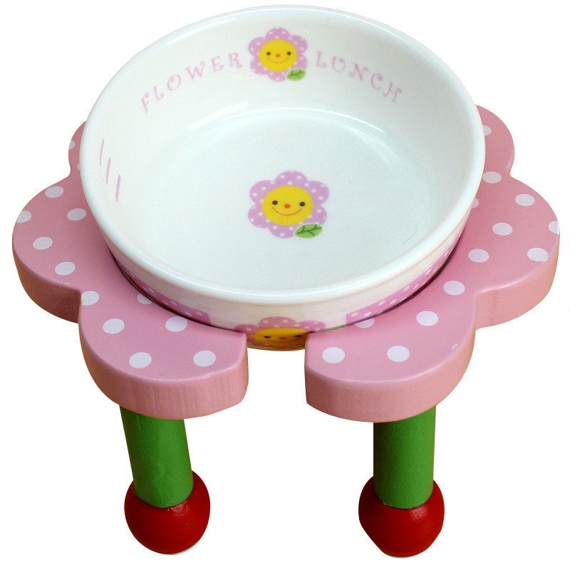 Pet Dining Table Dog Dining Table Dog Bowl Dog Bowl with Shelf Tall ...