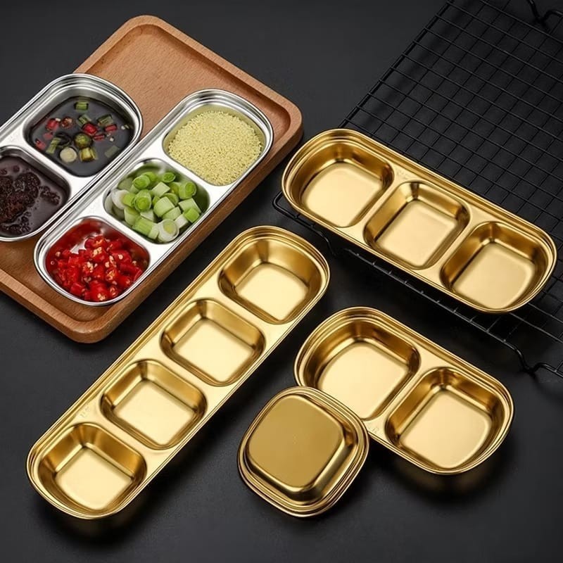 Stainless Steel Thick Deepen Korean Seasoning Sauce Dish side plate ...